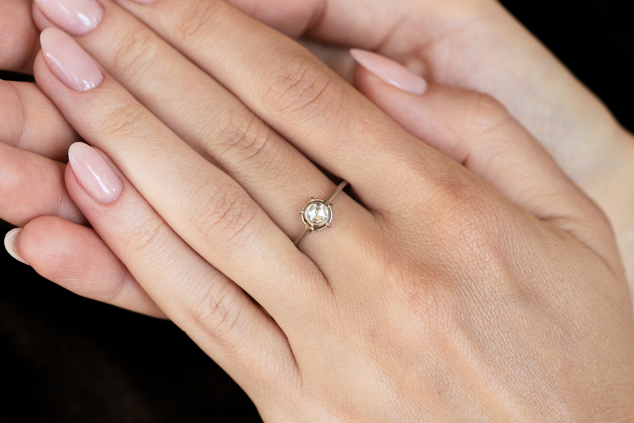 Rose cut Diamond Solitaire – Tura Sugden