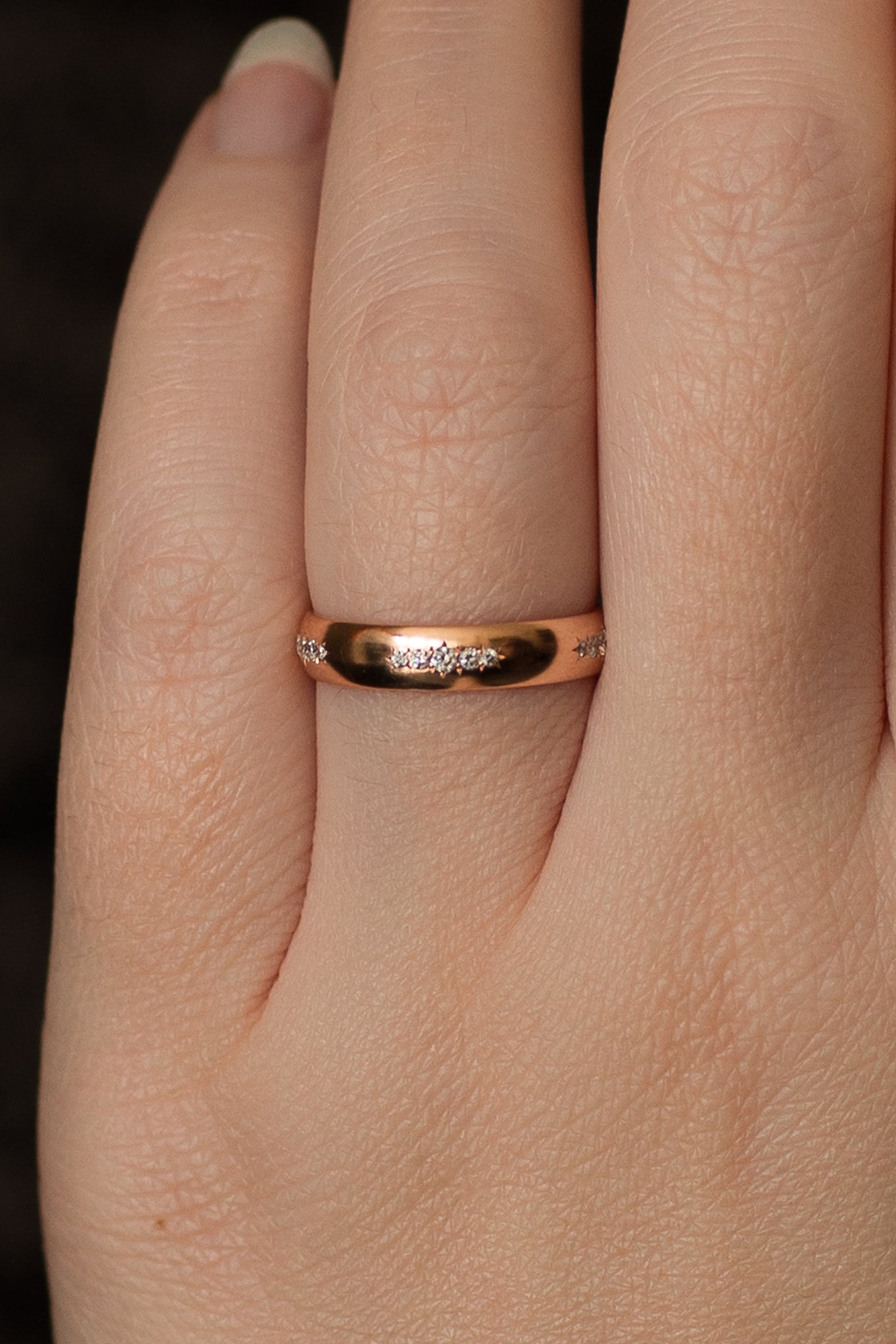 Cloak Band - 4mm with Clustered Diamonds – Tura Sugden